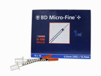 BD Micro-fine σύριγγες ινσουλίνης 1ml (29G) x 12.7mm 10τεμ. , Apotheka ...
