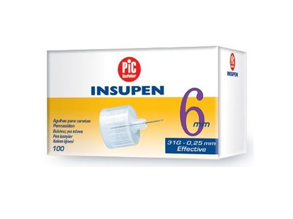 INSUPEN 6mm 31G - 0,25mm /100pc , Apotheka [ ΙΑΤΡΙΚΑ - ΦΑΡΜΑΚΕΥΤΙΚΑ ...